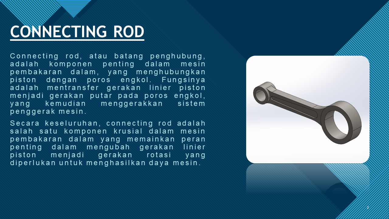 Portofolio Detail >> PEMILIHAN MATERIAL KOMPONEN CONNECTING ROD