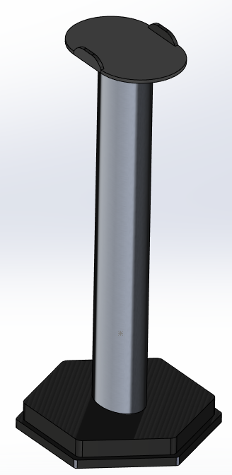 Portofolio Detail >> Desain Headset Stand menggunakan Solidworks