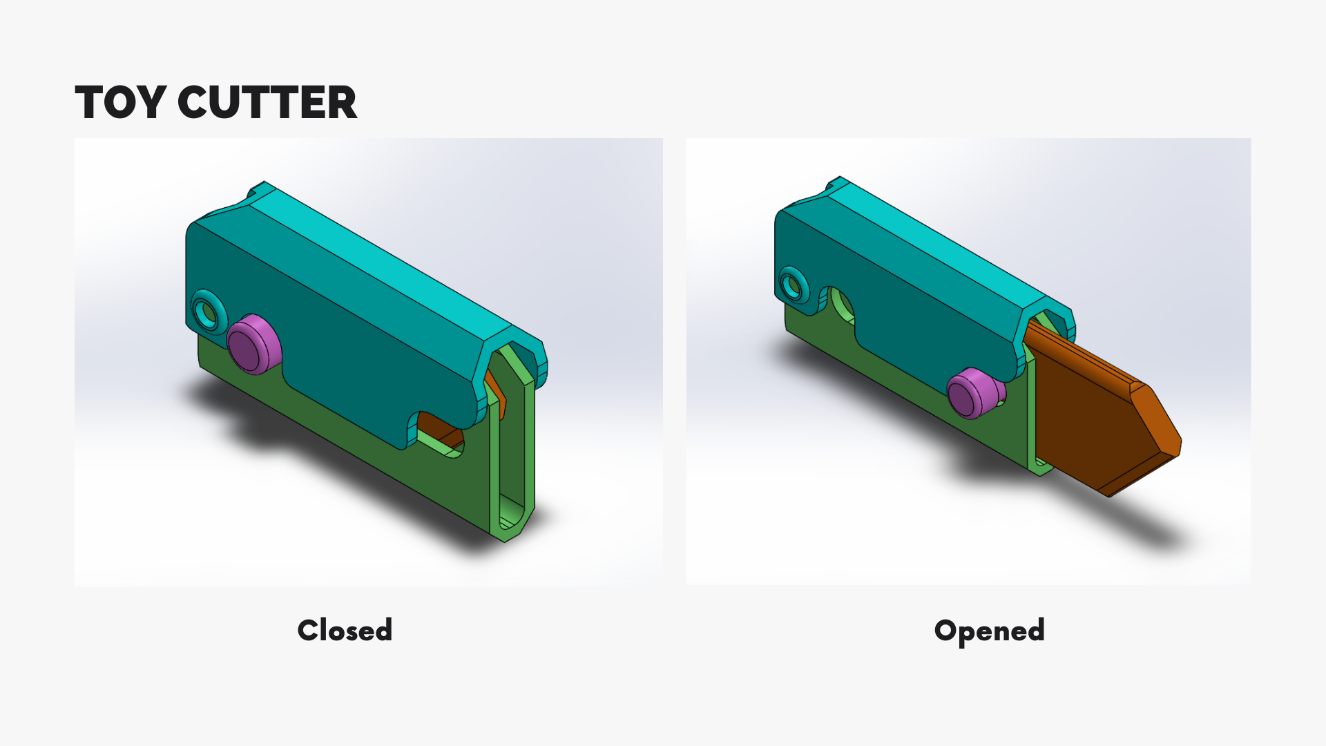 Portofolio Detail >> Design a Toy Cutter with SolidWorks