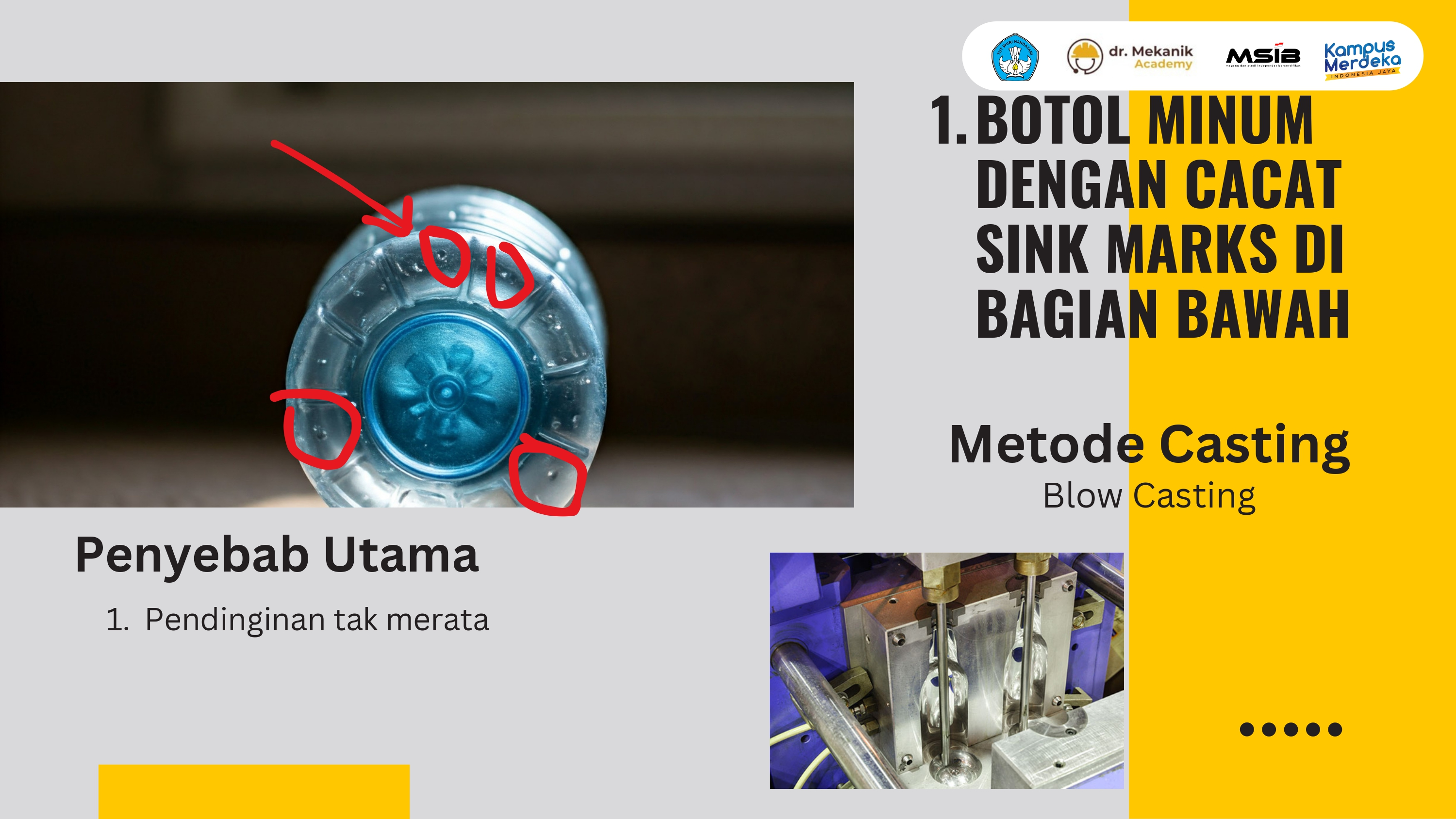 Portofolio Detail >> Analisis Produk-Produk Cacat pada Casting Plastik