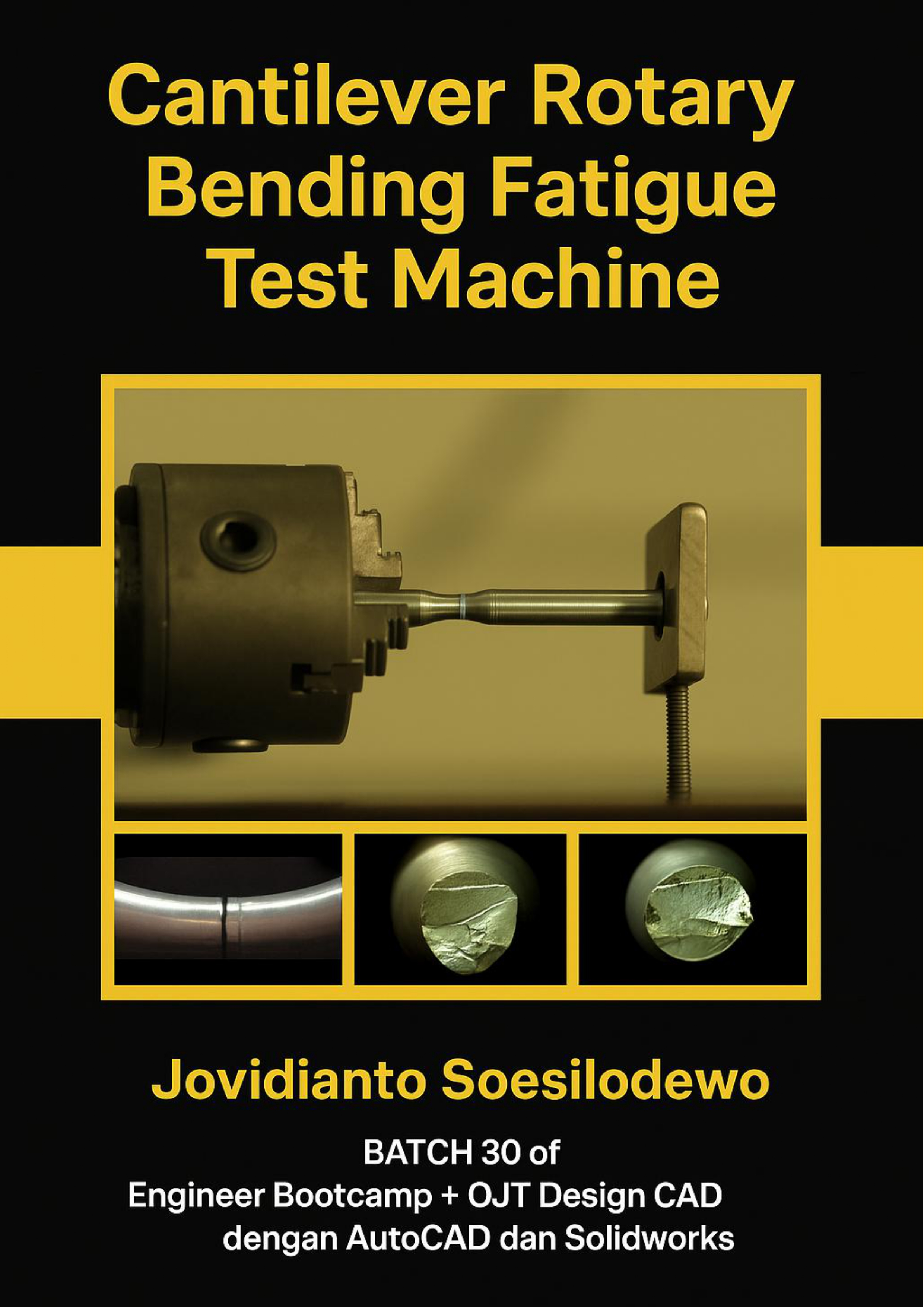 Portofolio Detail >> CANTILEVER ROTARY BENDING FATIGUE TEST M . 3D STU.